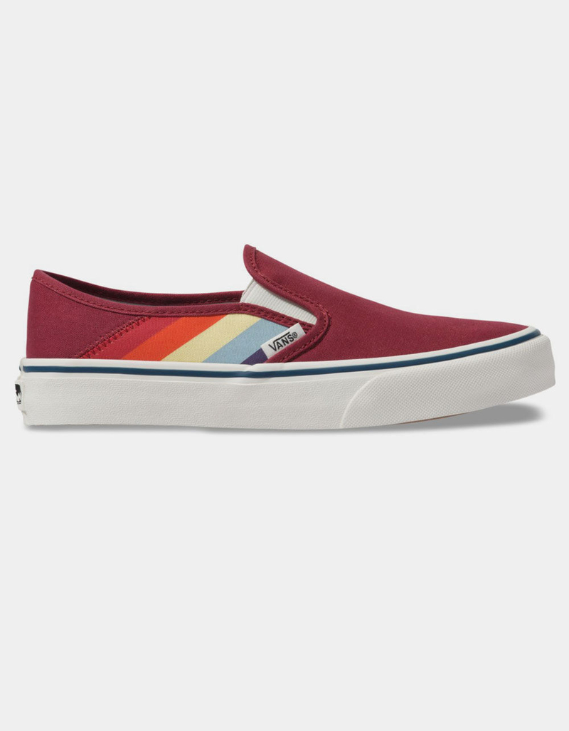 VANS Rad Rainbow Slip-On SF Womens Shoes - BIKING RED/MARSHMALLOW - 6 ...