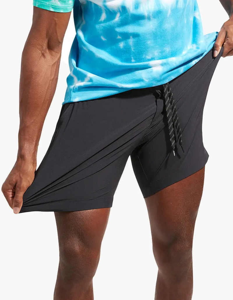 CHUBBIES Everywear Performance Mens 6'' Shorts - BLACK - XXL | Tillys