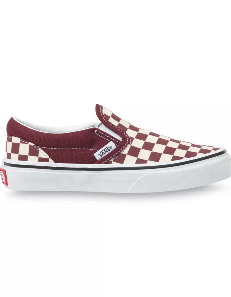 VANS Checkerboard Classic Slip-On Kids Shoes - PORT ROYALE/TRUE WHITE ...