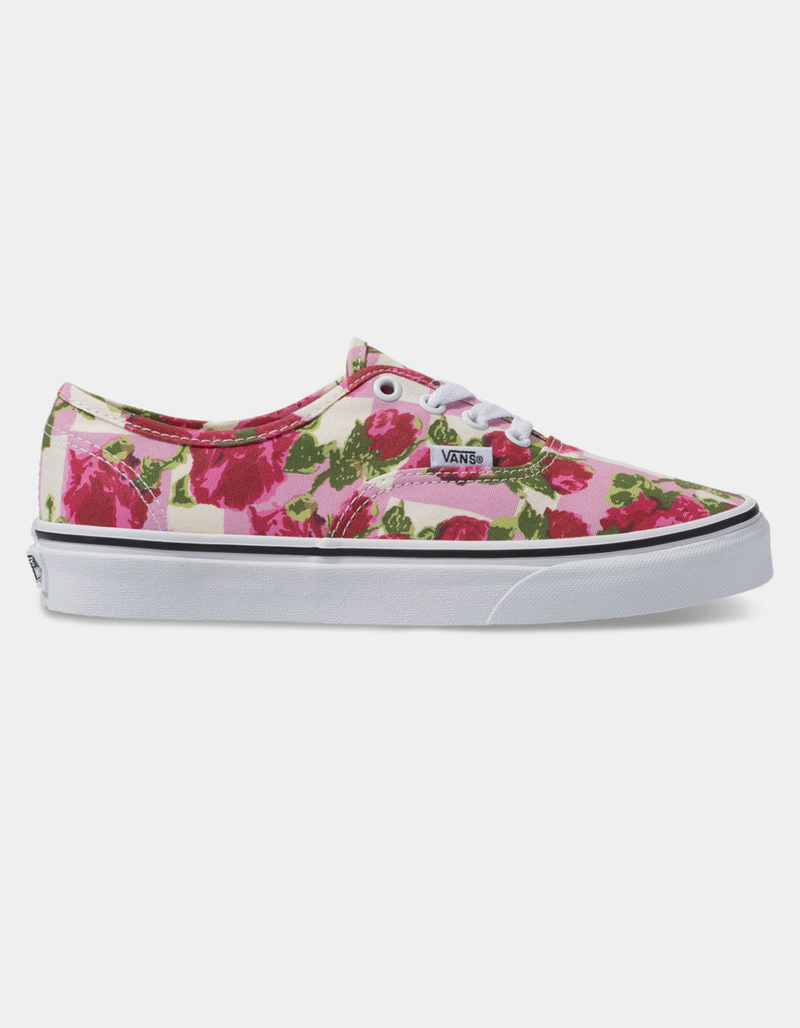 VANS Romantic Authentic Floral Womens Shoes - MULTI/TRUE WHITE - 9.5 ...