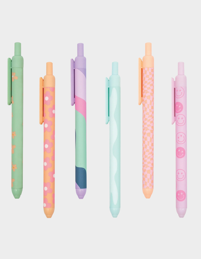 Pattern Pens 6-Pack Pen Set - BRIGHT COMBO - ONE SIZE | Tillys