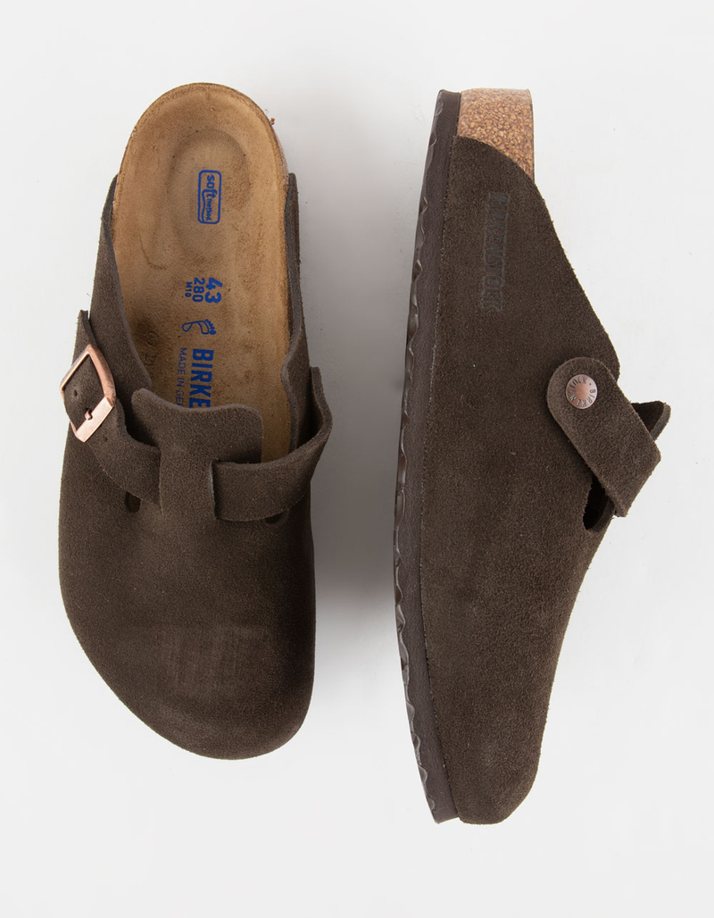 BIRKENSTOCK Boston Soft Footbed Mens Clogs - MOCHA | Tillys