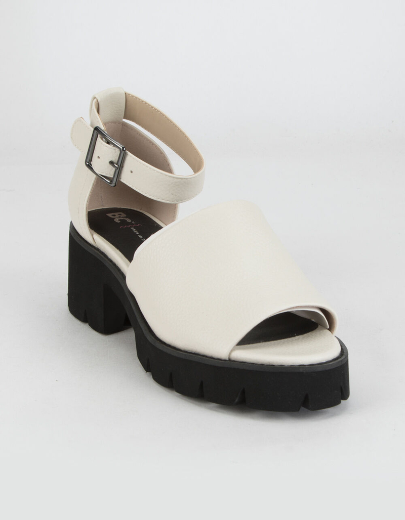 BC FOOTWEAR United Womens Off White Sandals - IVORY - 7 | Tillys
