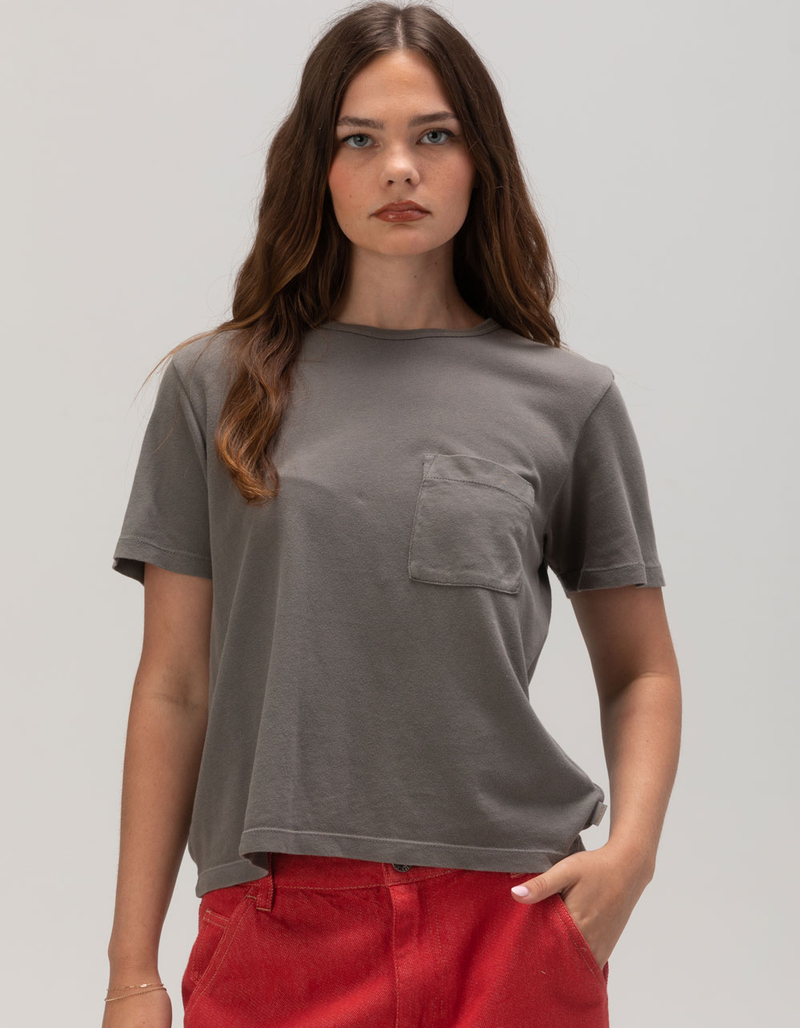 BRIXTON Carefree Womens Pocket Tee - BLACK RINSE | Tillys
