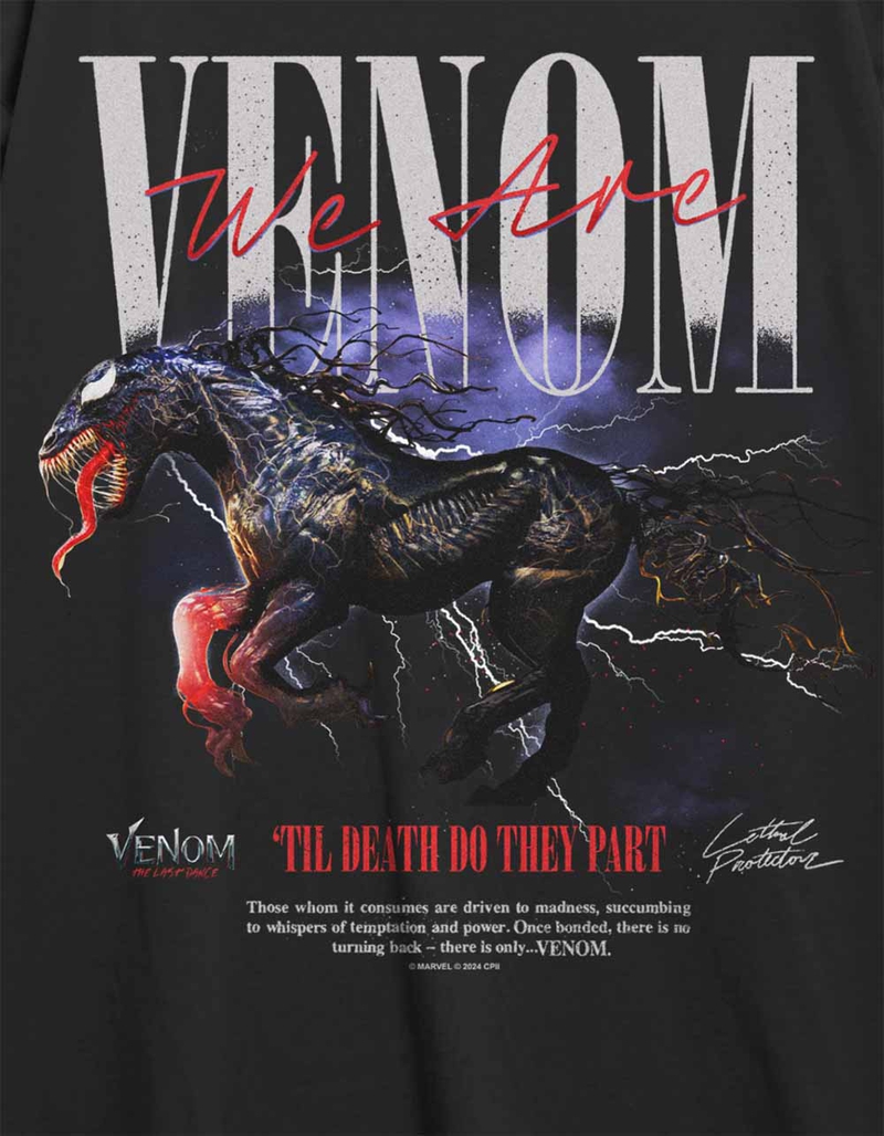 VENOM Cowboy Symbiote Unisex Oversized Tee - BLACK | Tillys