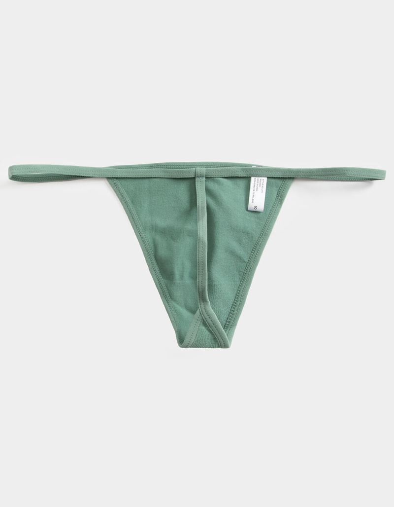 FULL TILT Seamless Dark Green G-String - SAGE - XS | Tillys