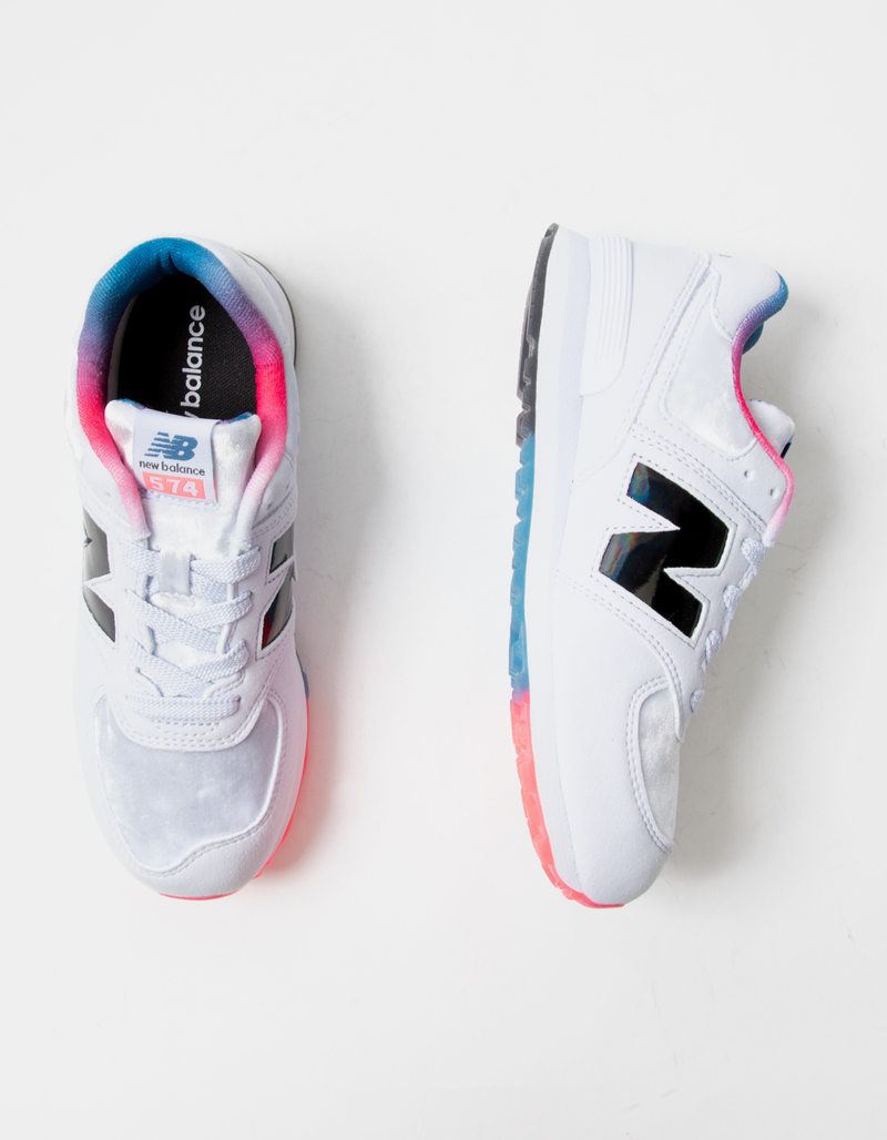 NEW BALANCE 574 Girls Shoes - GRAY/WHITE - 13 | Tillys