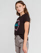 VANS Wreath Edger Womens Baby Tee - BLACK | Tillys
