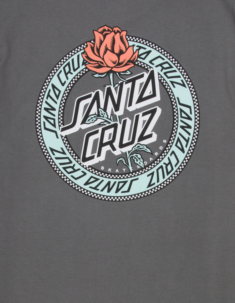 SANTA CRUZ Rosette Ringed Mens Tee - CHARCOAL | Tillys