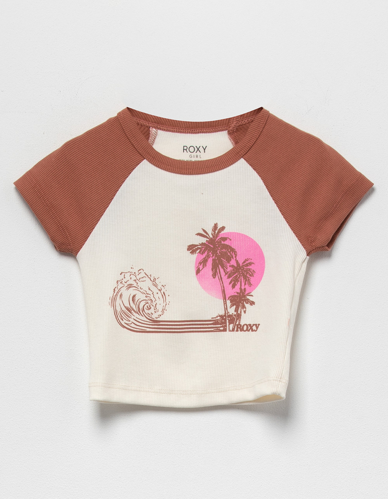 ROXY Retro Surf Girls Raglan Tee - Cream Combo | Tillys