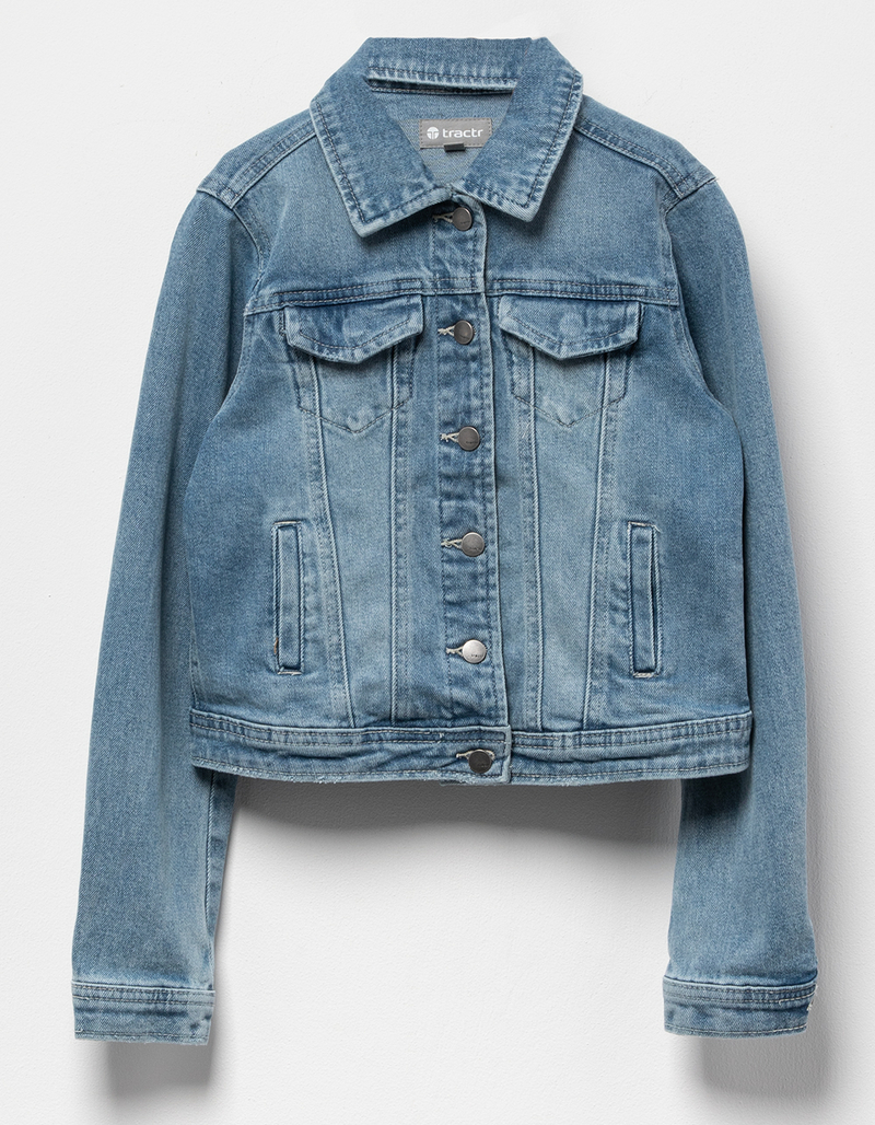TRACTR Girls Demin Jacket - MEDIUM WASH | Tillys
