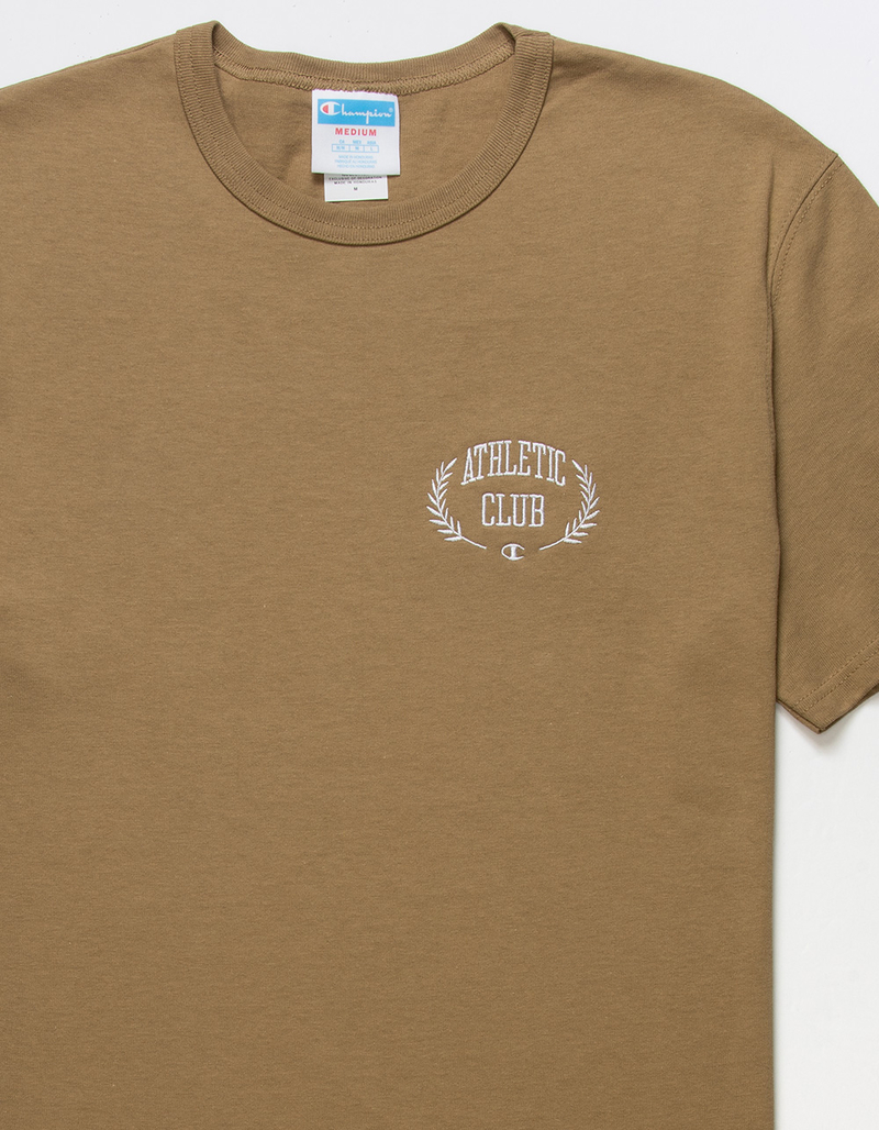 CHAMPION Athletic Club Crest Mens Tee - KHAKI | Tillys