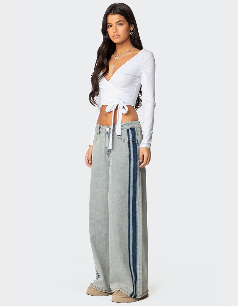 EDIKTED Aila Wrap Top - WHITE | Tillys