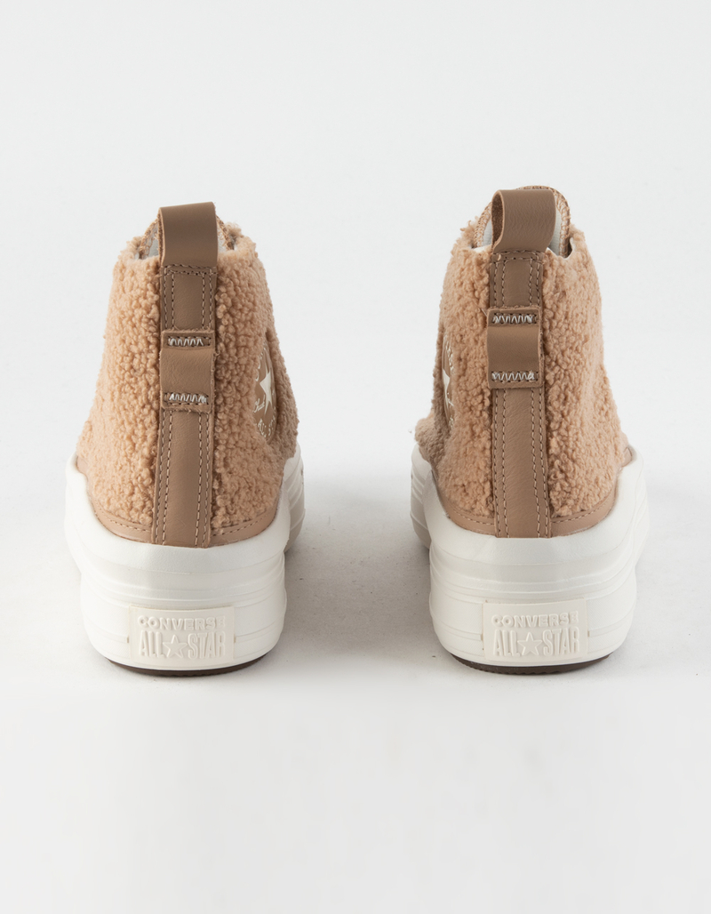 CONVERSE Chuck Taylor All Star Move Platform Sherpa Womens Shoes - TAN ...