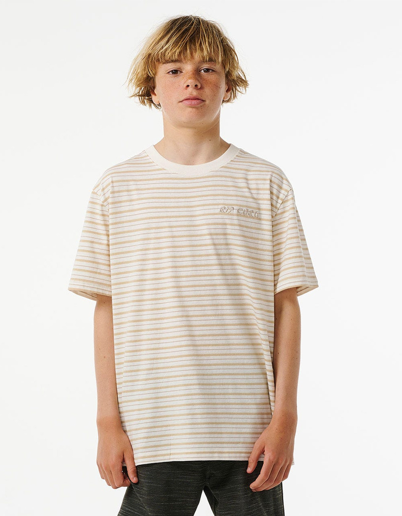RIP CURL Shred Revival Boys Stripe Tee - BONE | Tillys