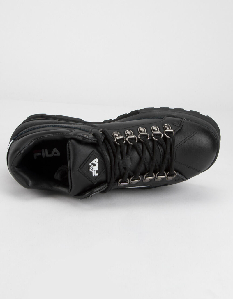 FILA Trailblazer Wedge Black Womens Platform Shoes - BLACK | Tillys