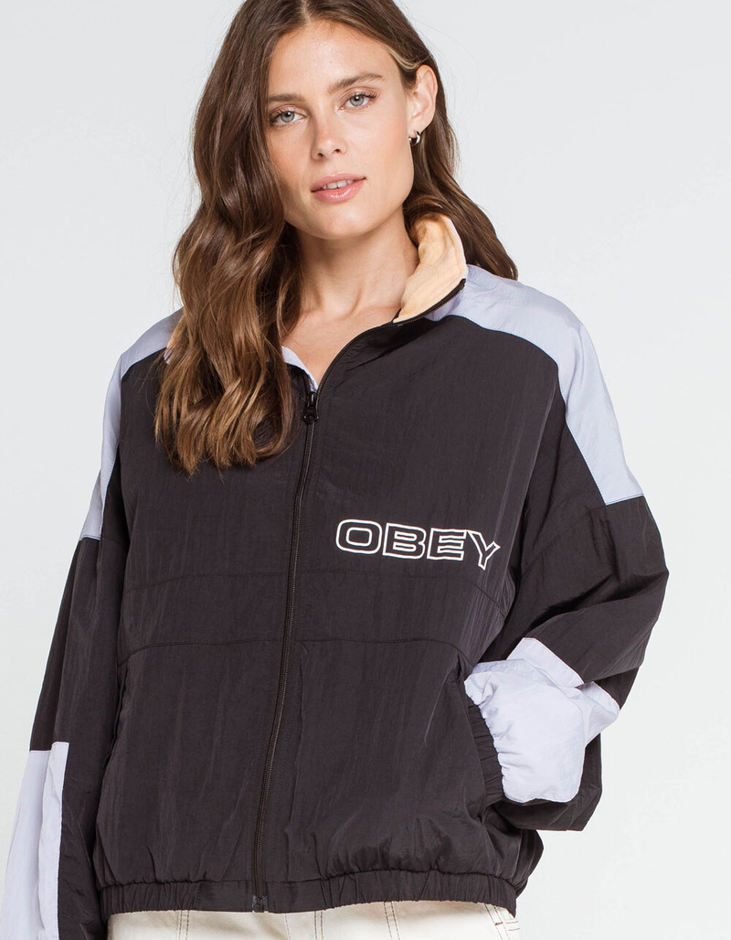 OBEY Bruges Womens Jacket - BLACK COMBO - XS | Tillys