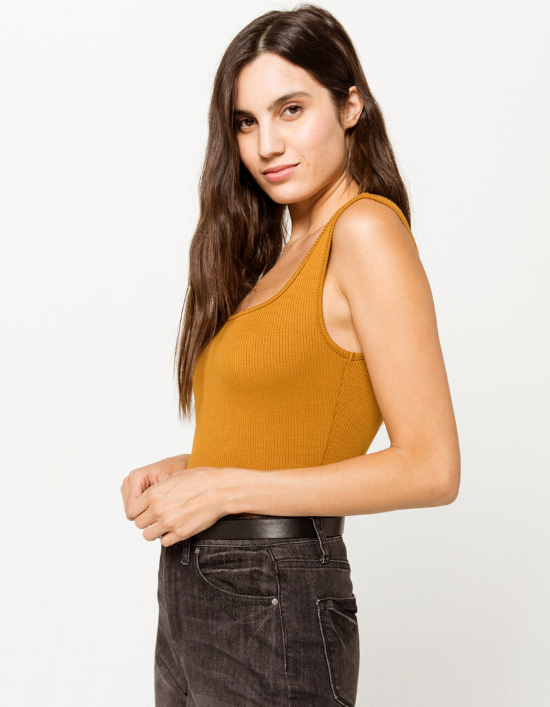 RSQ Tank Brown Bodysuit - BROWN - M | Tillys