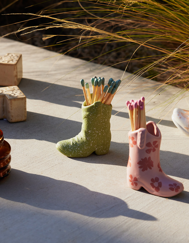 PADDYWAX Cowboy Boot Match Holder - GREEN - ONE SIZE | Tillys