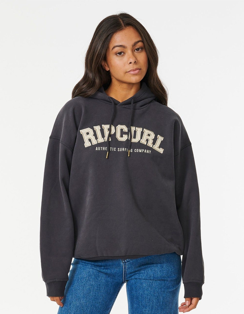 RIP CURL Varsity Womens Hoodie - BLACK | Tillys