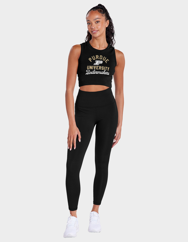 PURDUE UNIVERSITY Classic Script Womens Cropped Tank Top - BLACK | Tillys