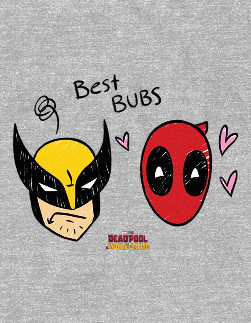 DEADPOOL & WOLVERINE Best Bubs Doodle Unisex Tee - HEATHER GRAY | Tillys