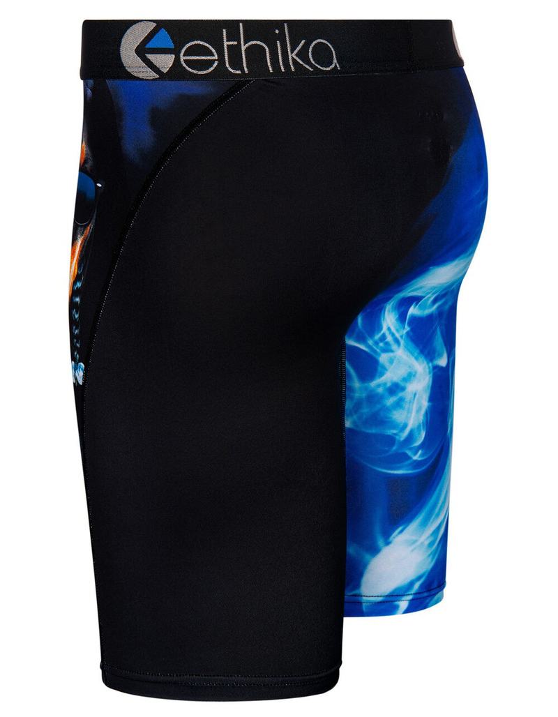 ETHIKA Dizzle Mens Boxer Briefs - BLACK/BLUE - M | Tillys