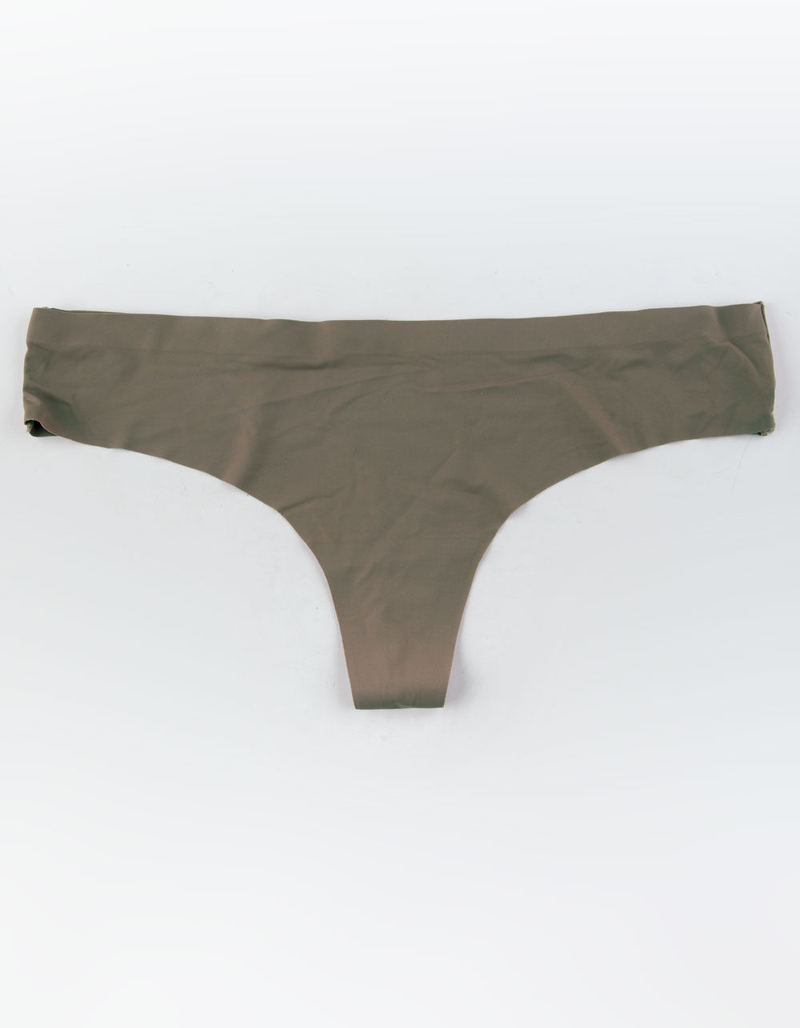 FULL TILT Love Me Now Laser Cut Olive Thong - OLIVE - L | Tillys