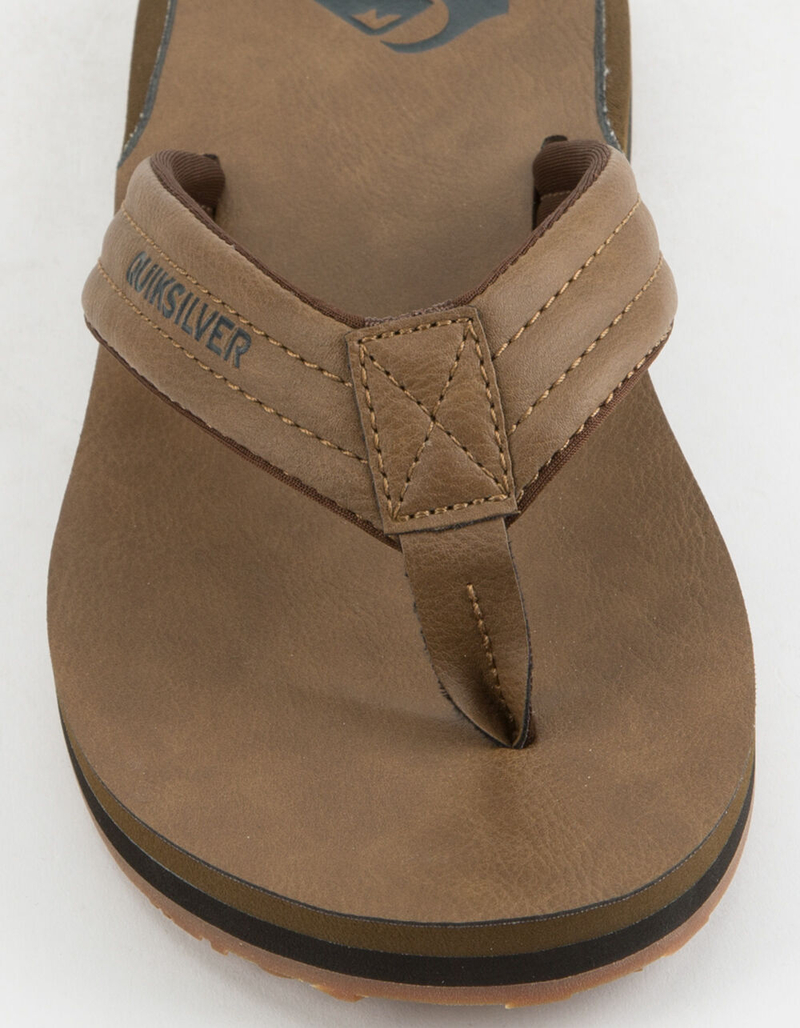 QUIKSILVER Carver Nubuck Mens Sandals - TAN - 12 | Tillys
