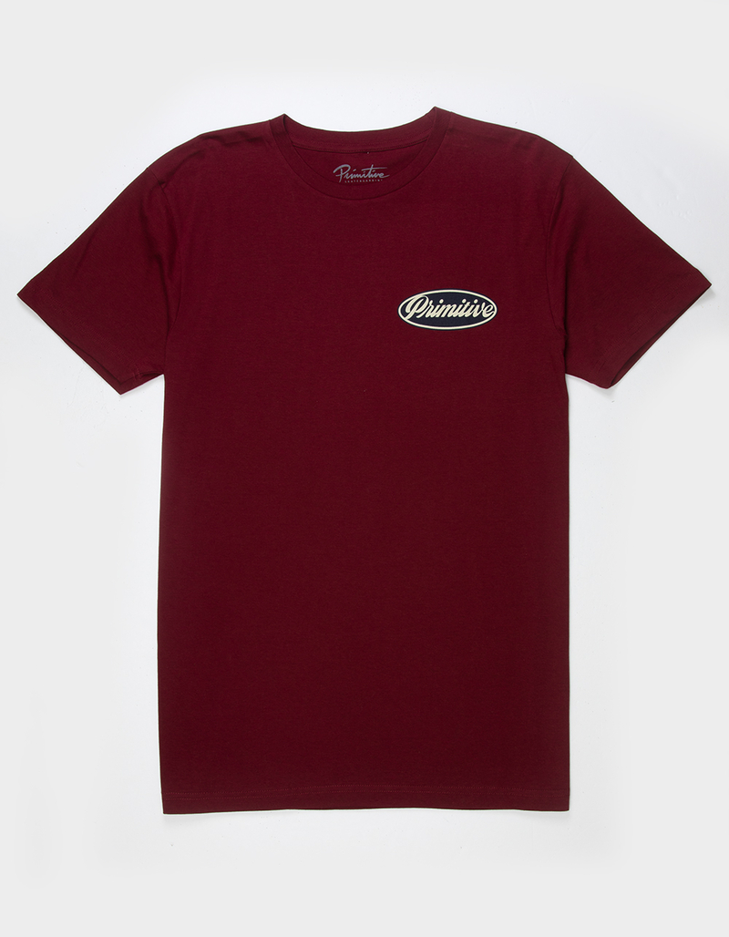 PRIMITIVE Luke Script Mens Tee - BURGUNDY - L | Tillys