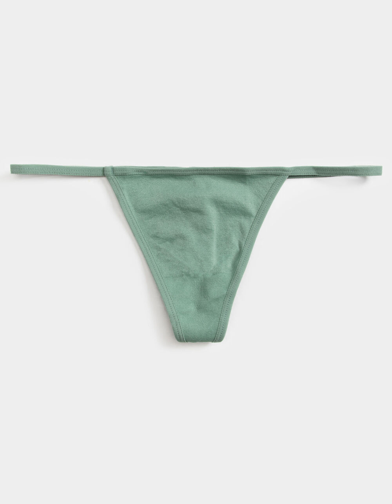 FULL TILT Seamless Dark Green G-String - SAGE - XS | Tillys