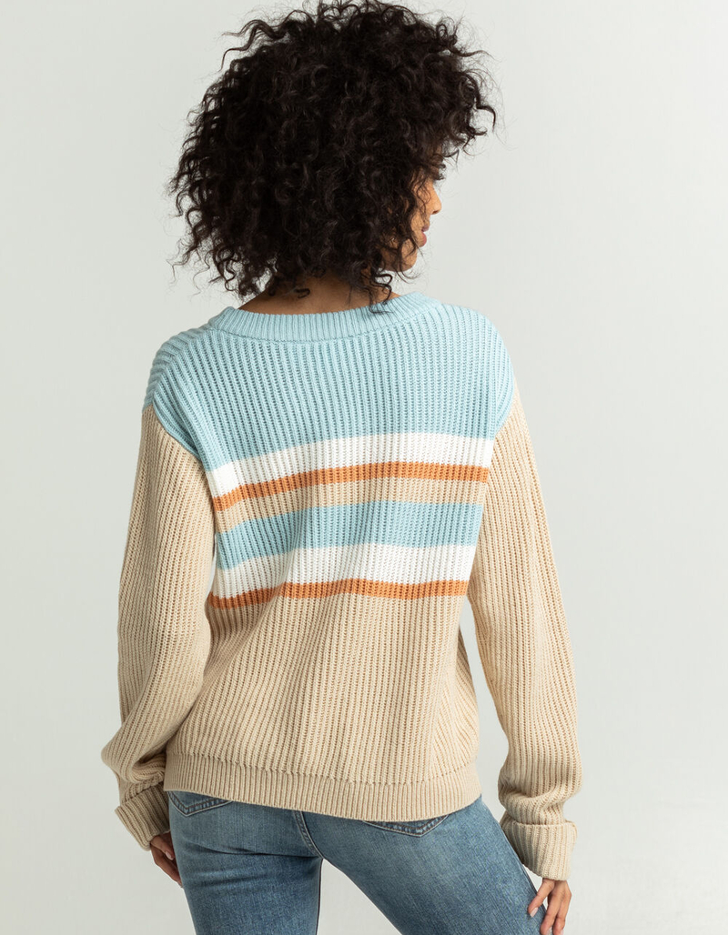 ROXY Wonderland Memories Womens Sweater - Cream Combo - L | Tillys