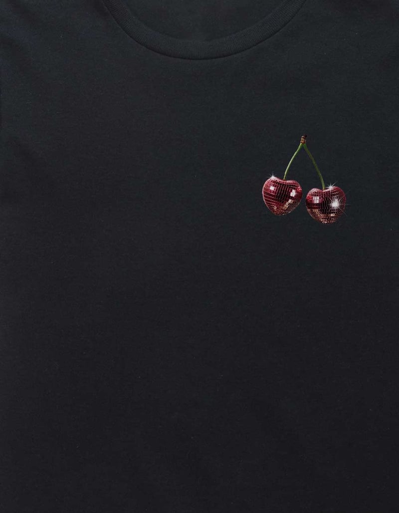 CHERRY Disco Cherries Unisex Kids Tee - BLACK - M | Tillys
