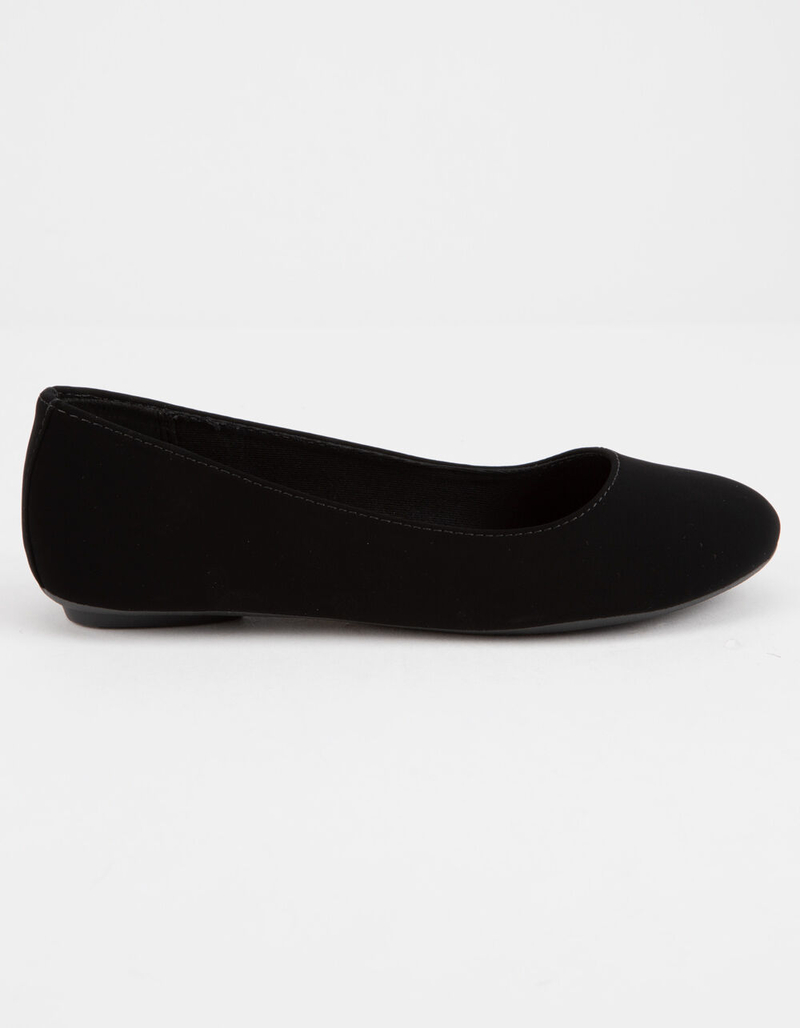 SODA Girls Skimmer Flats - BLACK - 4 | Tillys
