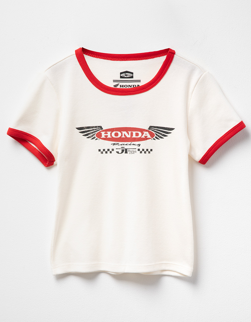 HONDA Girls Ringer Tee - WHT/RED | Tillys