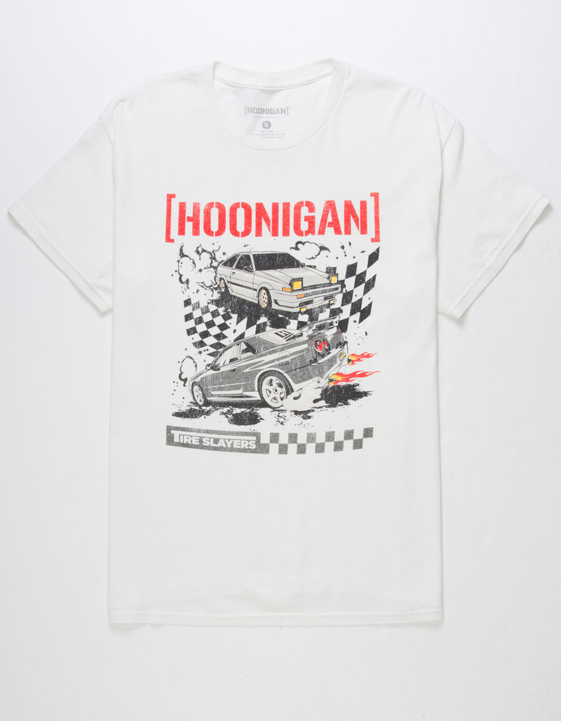 HOONIGAN Tire Slayers Mens Tee - OFF WHITE - L | Tillys