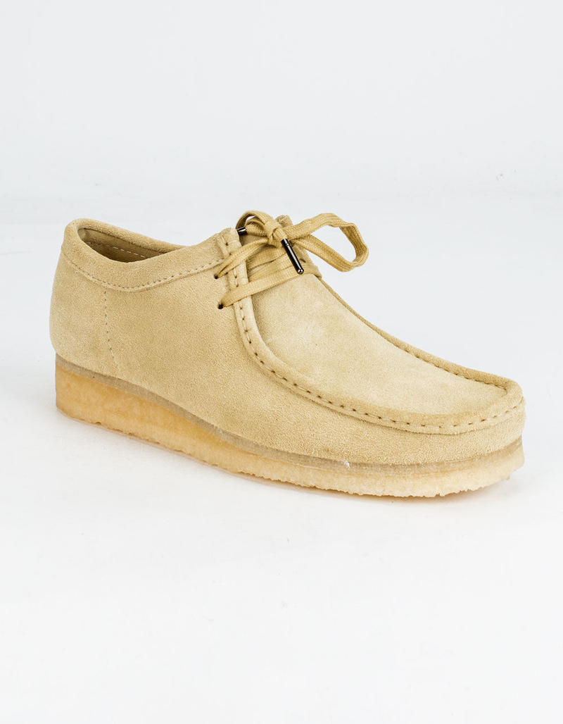 CLARKS Wallabee Mens Maple Suede Shoes - MAPLE - 13 | Tillys