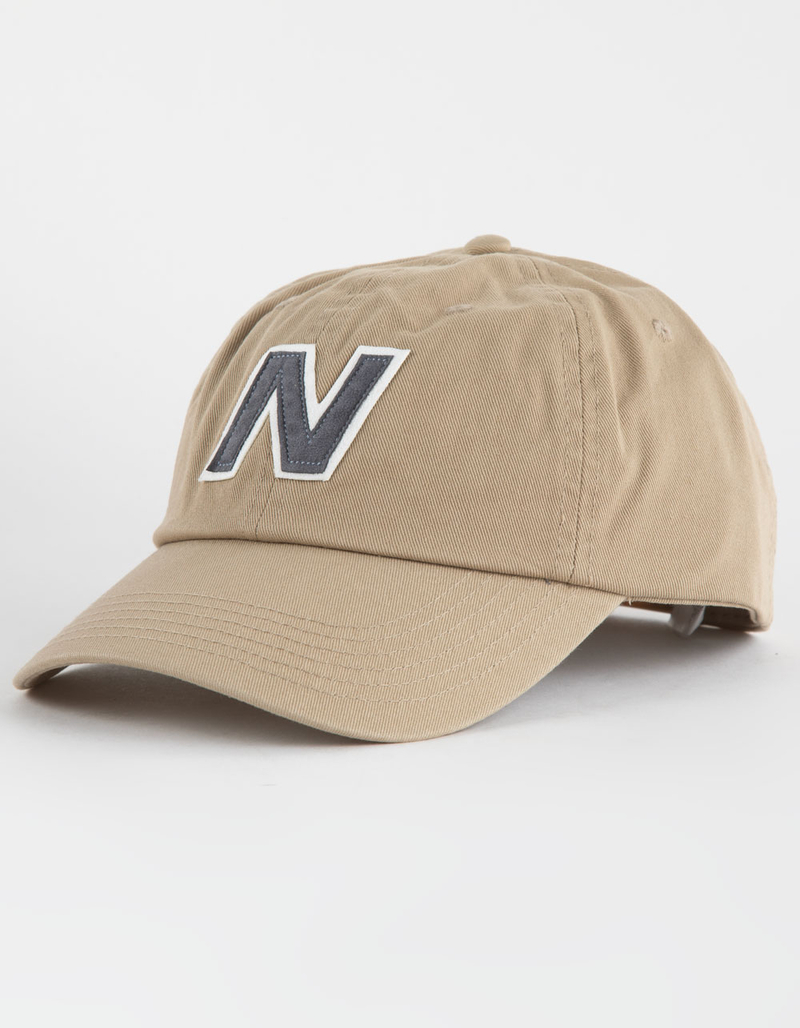 NEW BALANCE 6 Panel Block N Snapback Hat - TAN - ONE SIZE | Tillys