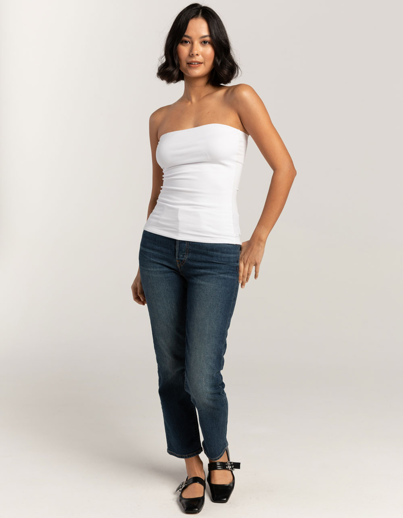TILLYS Womens Long Tube Top - WHITE - S | Tillys