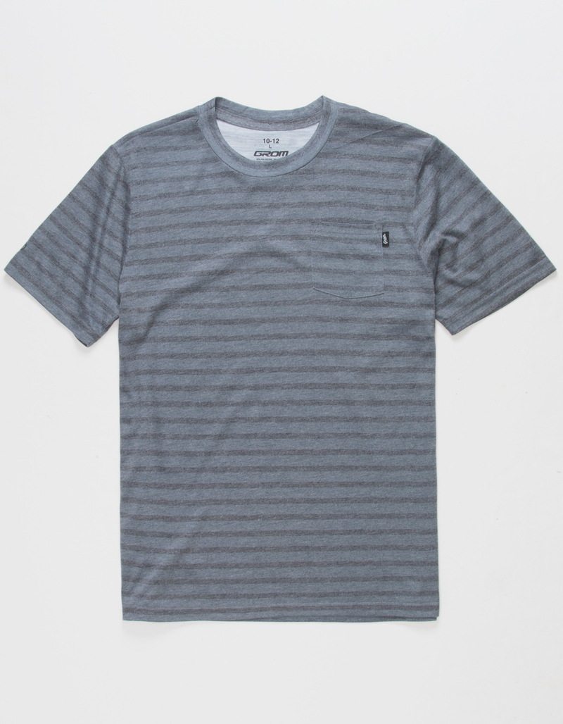 GROM Pierre Boys Pocket Tee - BLACK - L | Tillys