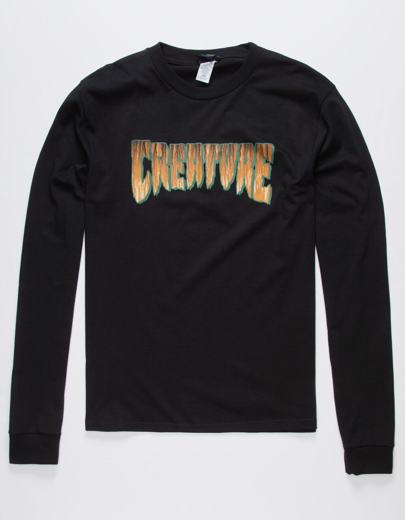 CREATURE Logo Rust Mens Tee - BLACK | Tillys