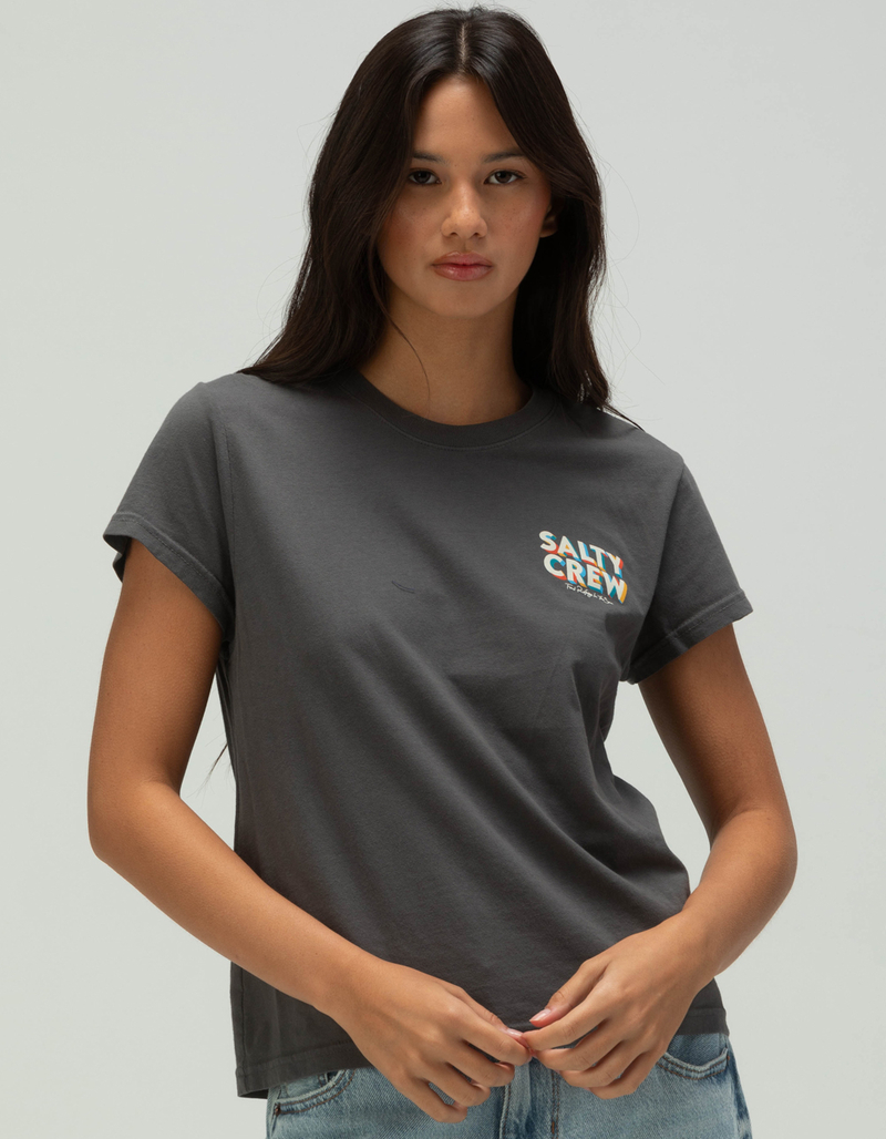 SALTY CREW Jolly Womens Modern Tee - CHARCOAL | Tillys