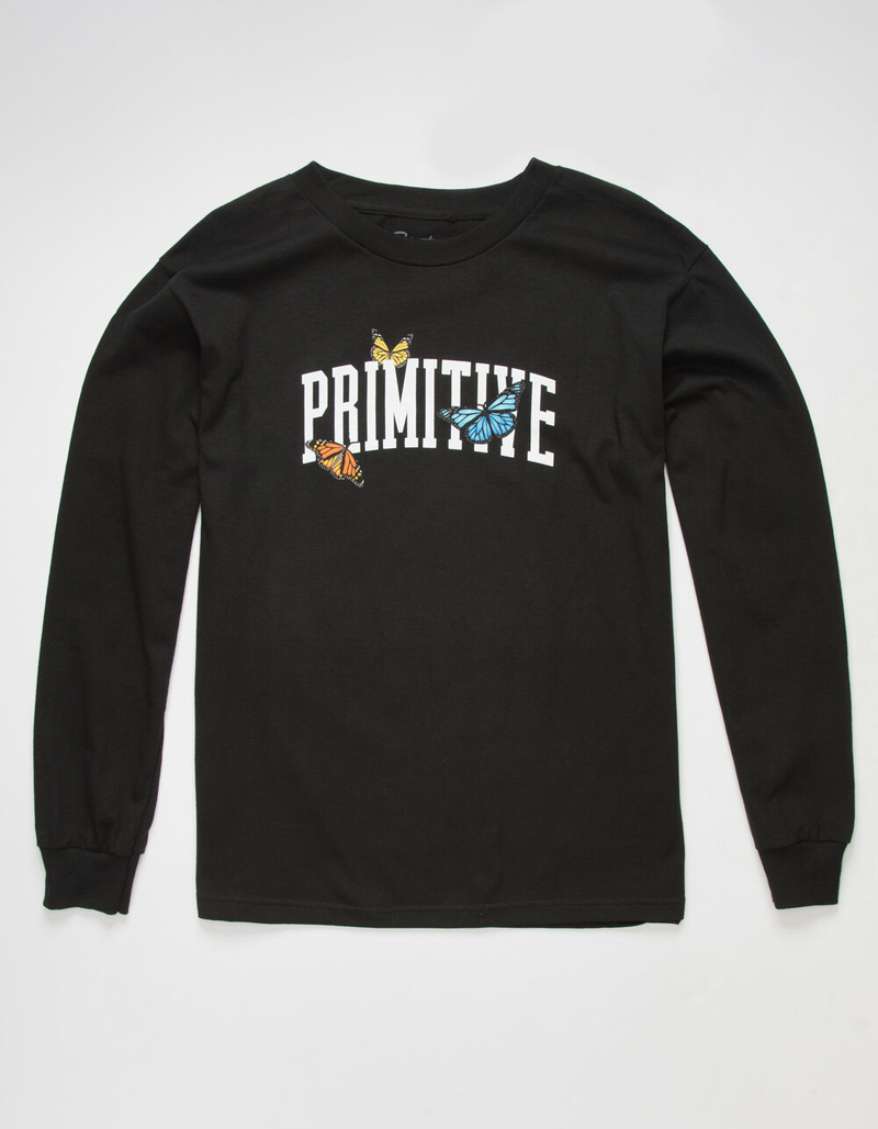 PRIMITIVE Collegiate Butterfly Boys T-Shirt - BLACK | Tillys
