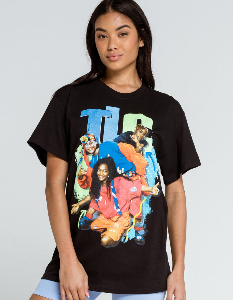 MERCH TRAFFIC TLC Group Womens Boyfriend Tee - BLACK | Tillys