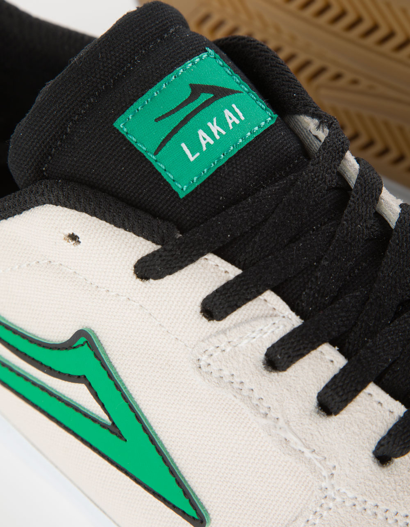 LAKAI Cardiff Mens Shoes - WHT/GREEN | Tillys