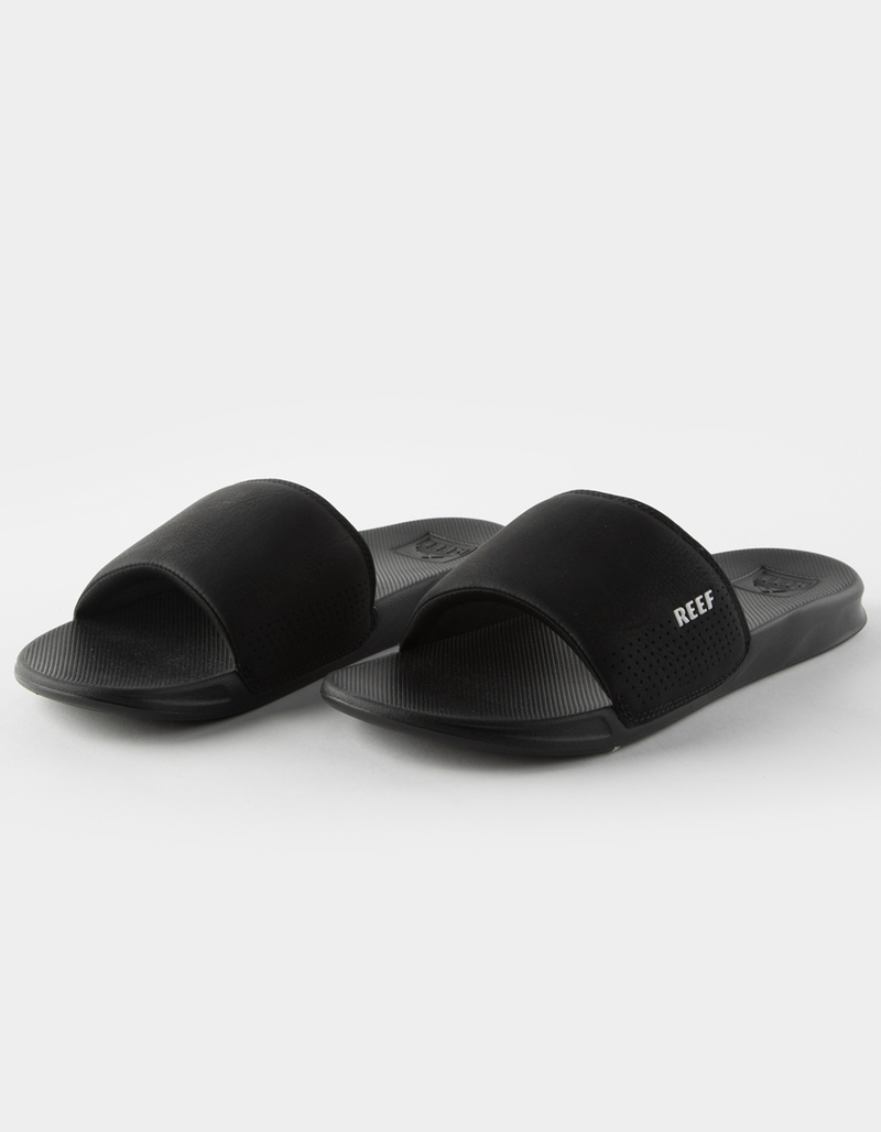 REEF One Slide Mens Sandals - BLACK | Tillys