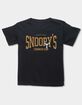 PEANUTS Snoopy's Strength Club Unisex Kids Tee - BLACK | Tillys