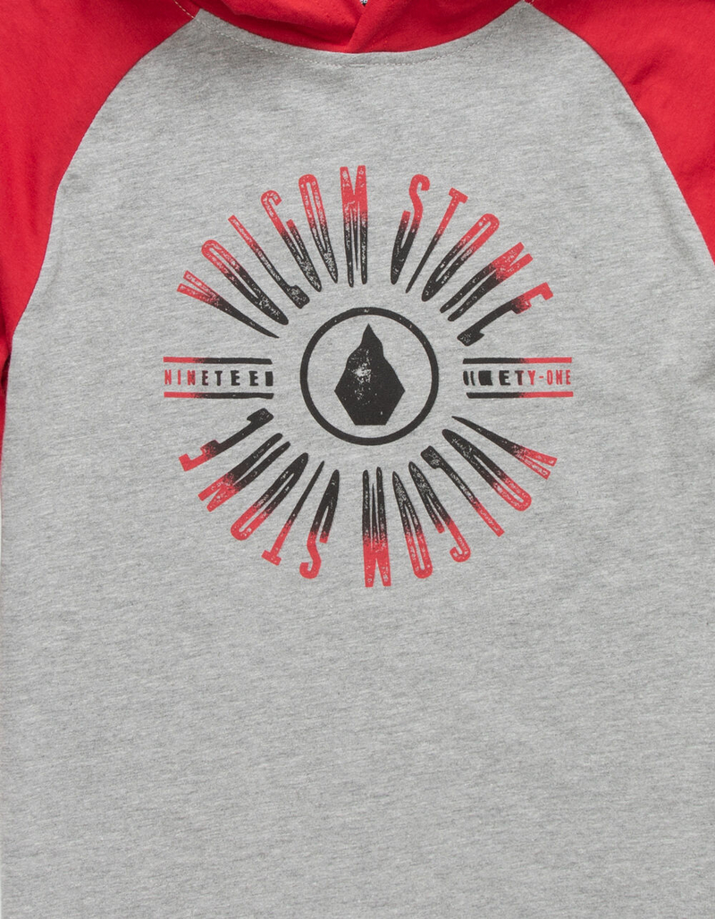VOLCOM Slouch Boys Lightweight Hoodie - RED COMBO | Tillys