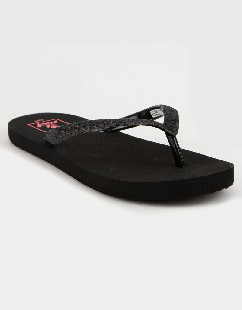 REEF Stargazer Black Girls Sandals - BLK/BLK - 2/3 | Tillys