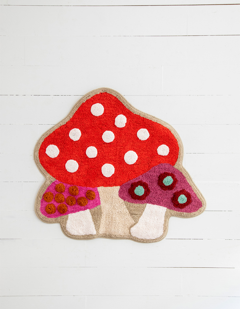NATURAL LIFE Mushroom Bath Mat - RED - ONE SIZE | Tillys